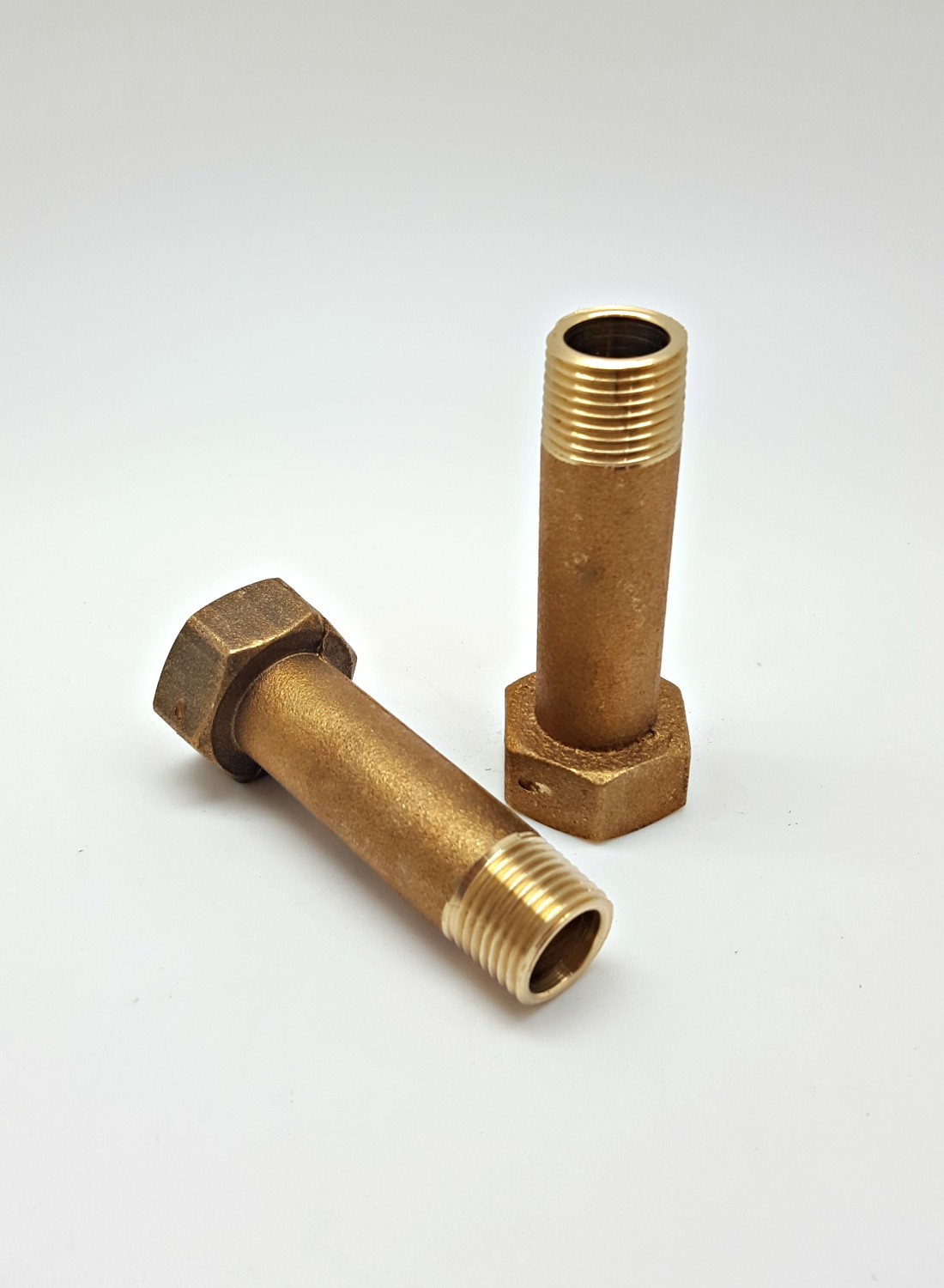 BRASS WATER METER TAILPIECE FIXED TYPE | Luzon Foundry Inc.