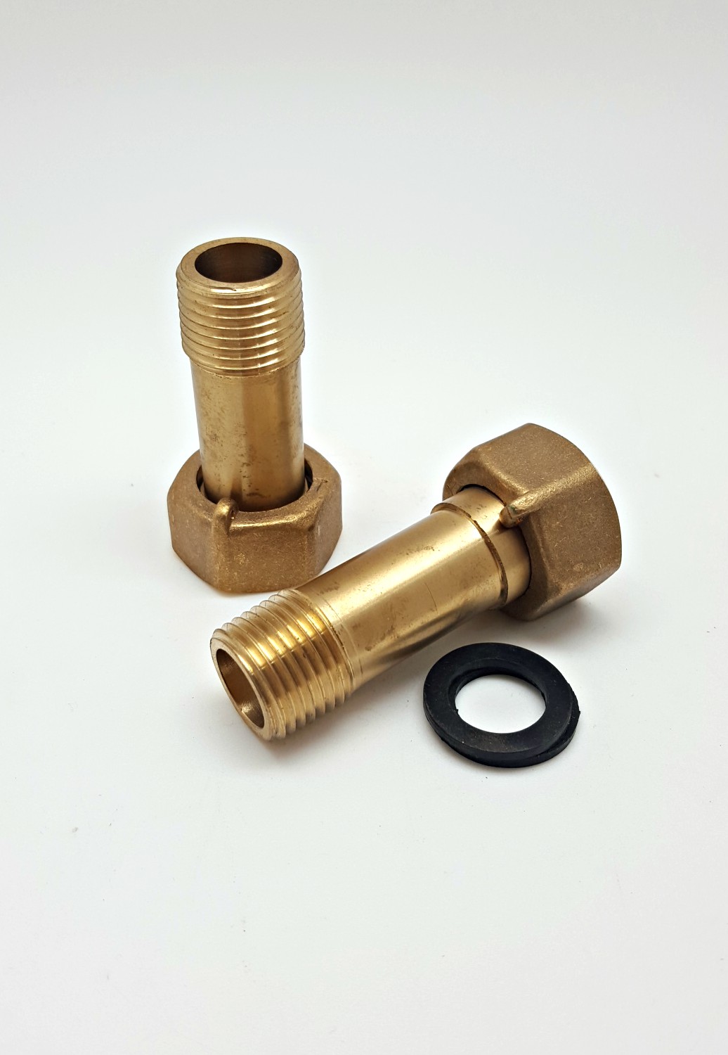 BRASS WATER METER TAILPIECE SWIVEL TYPE | Luzon Foundry Inc.